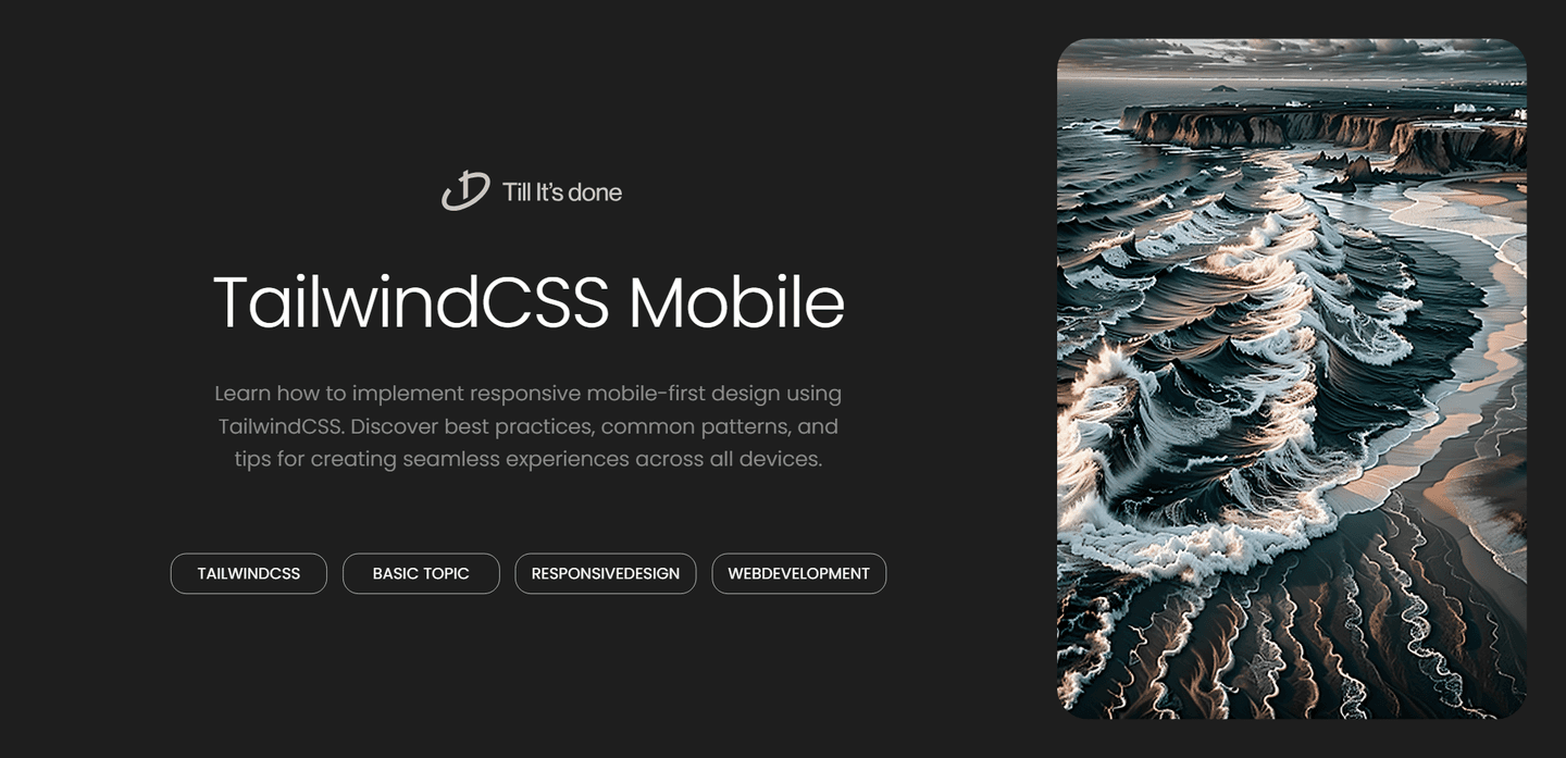 Using TailwindCSS for Mobile-First Design