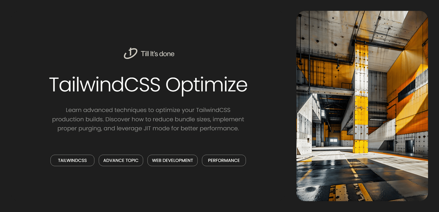 Optimizing Tailwindcss For Production Builds