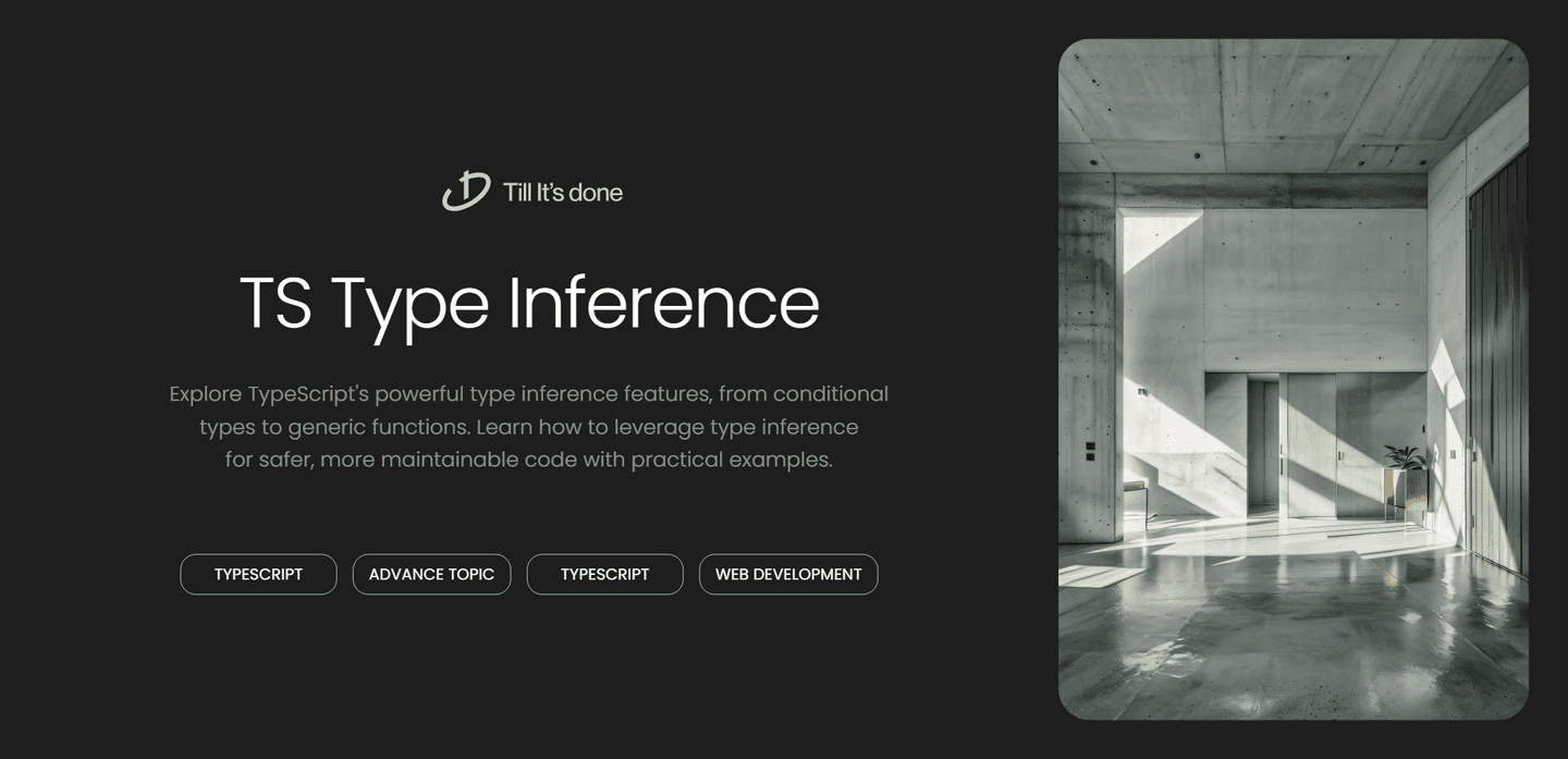 Advanced Type Inference in TypeScript Guide Advanced Type Inference in TypeScript Guide