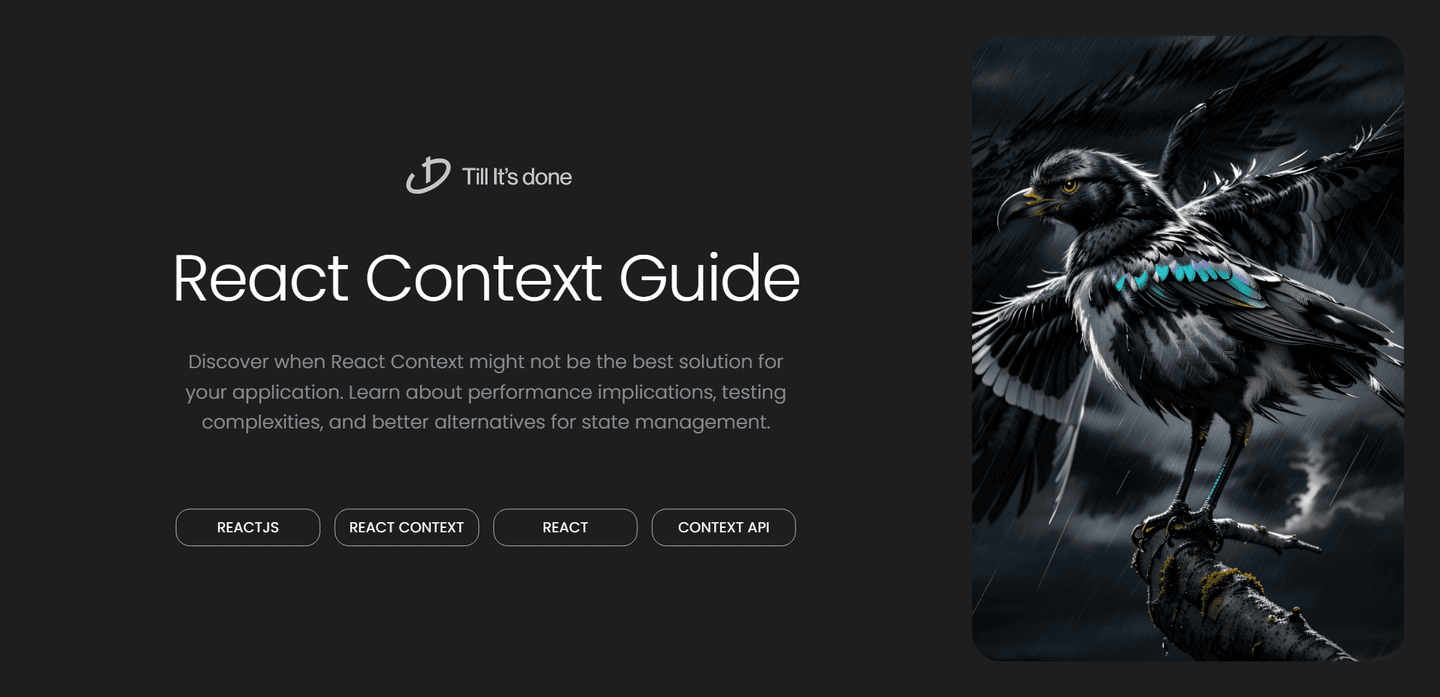 Context API Patterns: When to Avoid Context