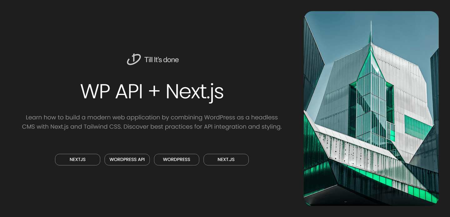 WordPress API + Tailwind CSS in Next.js Guide