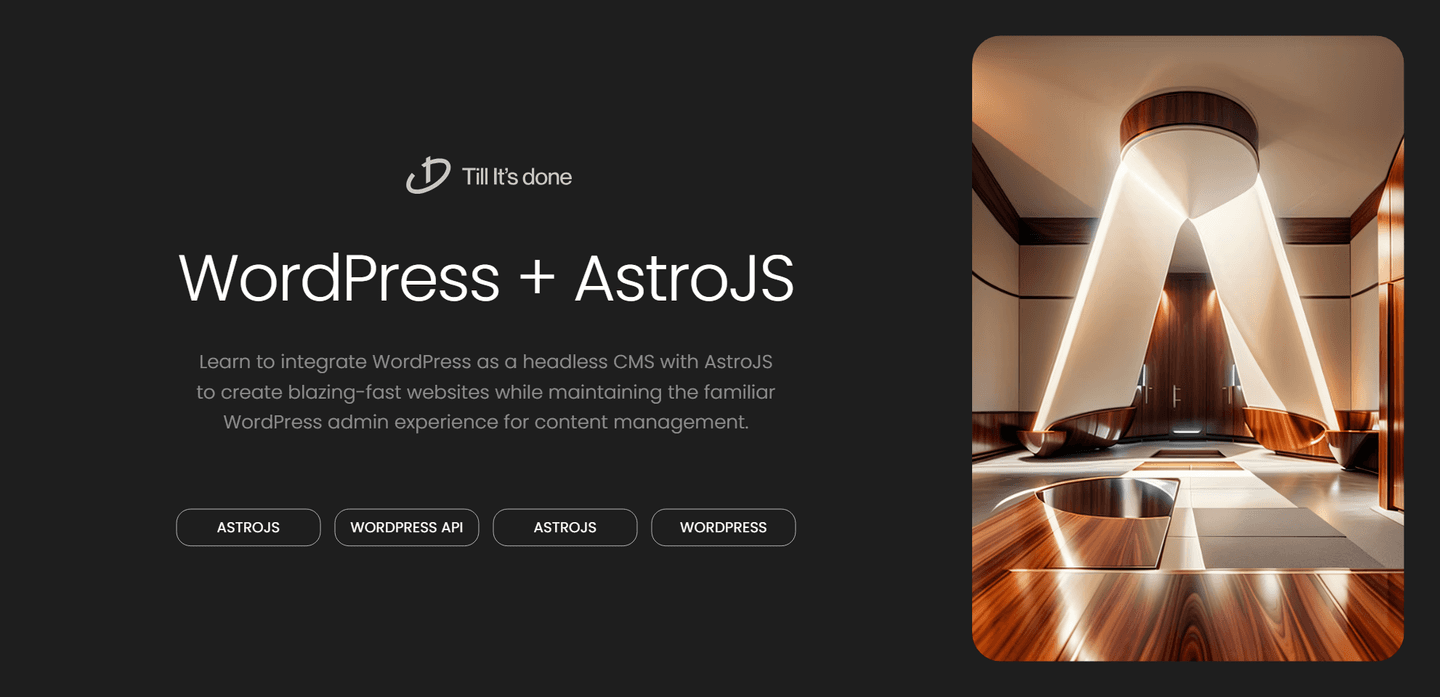 Use WordPress as Backend for AstroJS Website