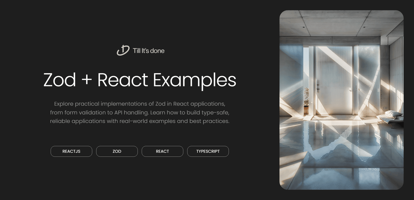Real-World Examples of Zod in React Apps