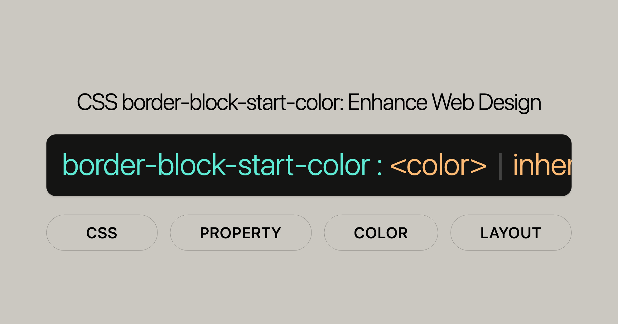 CSS border-block-start-color Enhance Web Design
