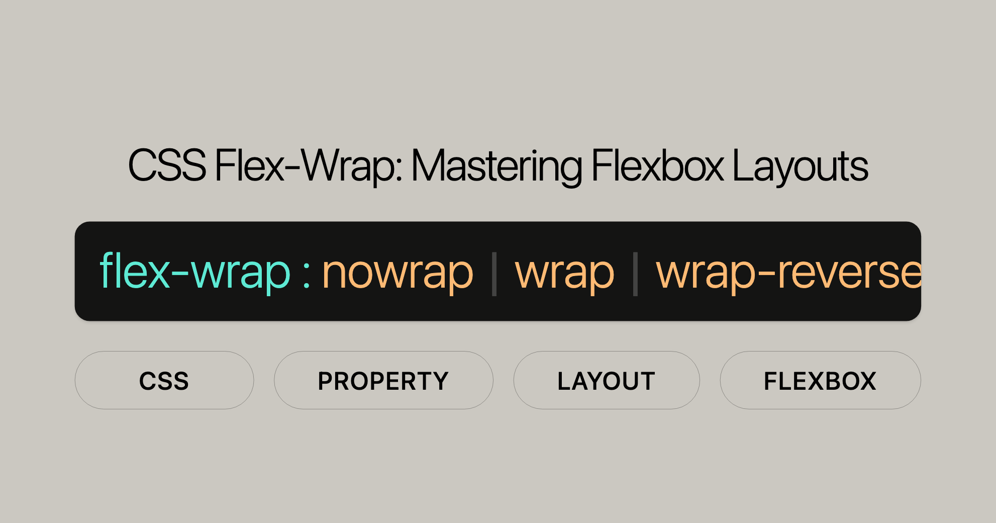 CSS Flex-Wrap Mastering Flexbox Layouts