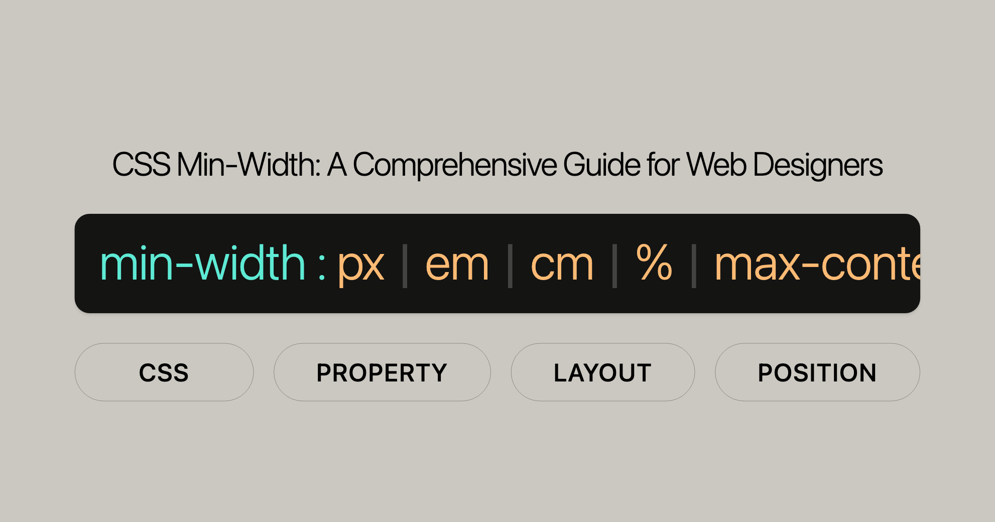 CSS Min-Width A Comprehensive Guide for Web Designers
