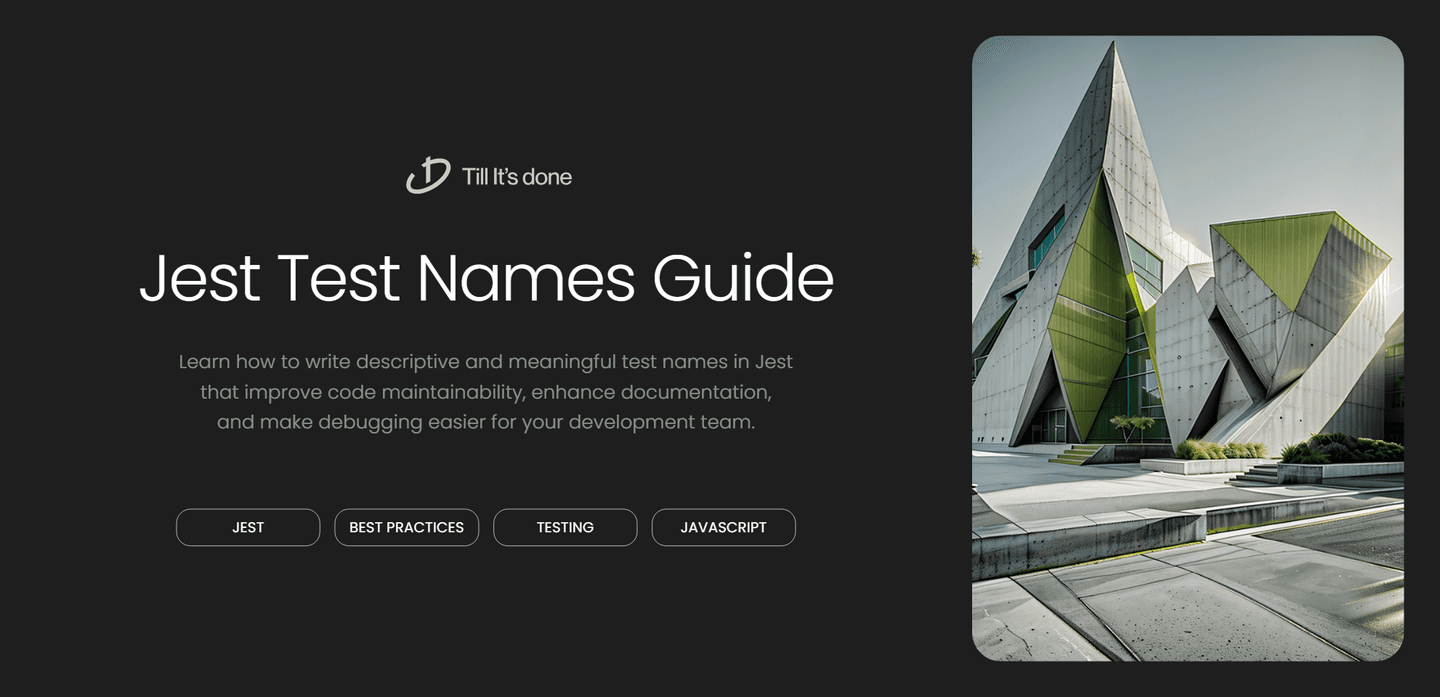 Write Clear Test Names in Jest for Better Code