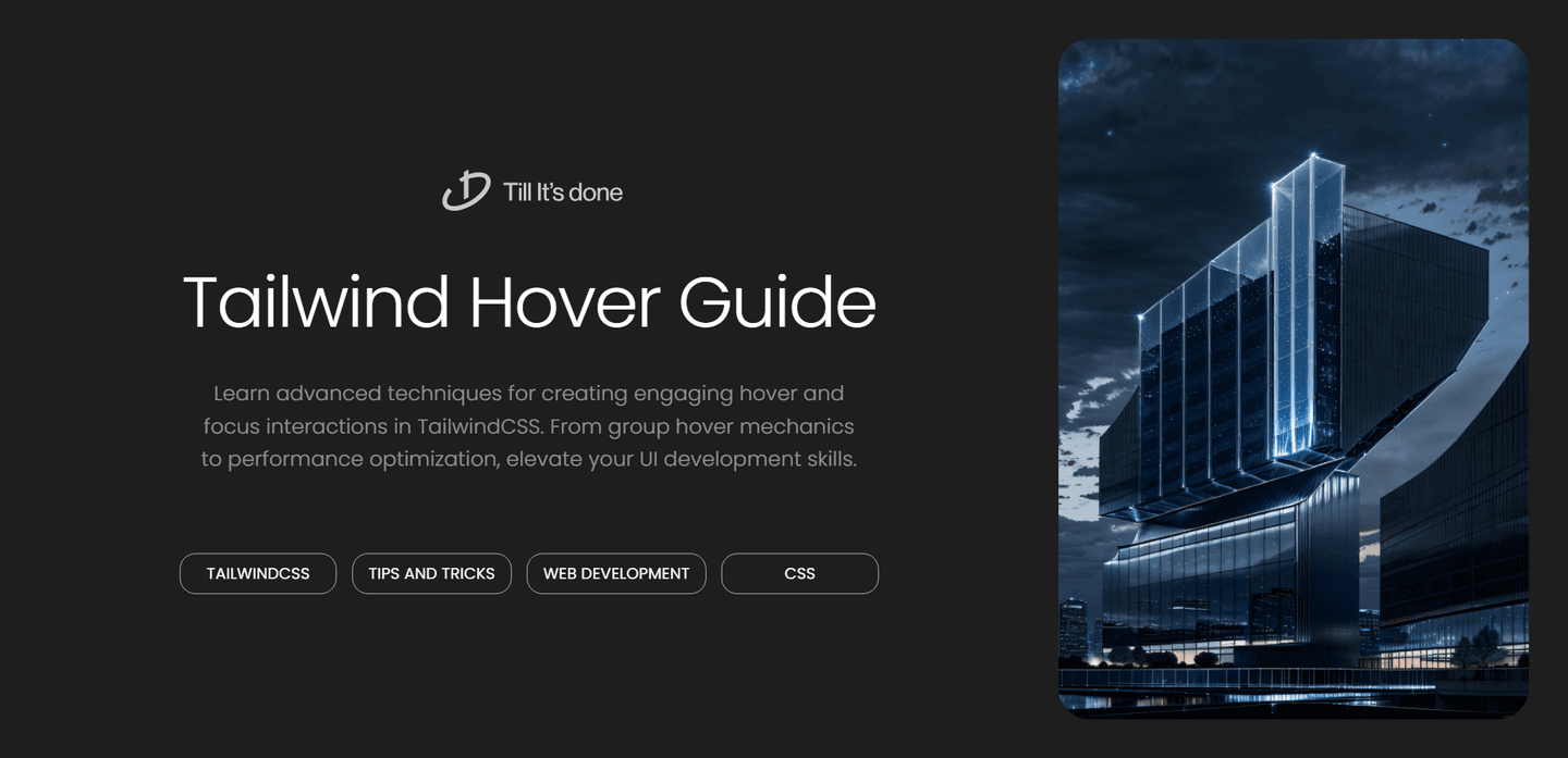 Master Complex Hover States in TailwindCSS