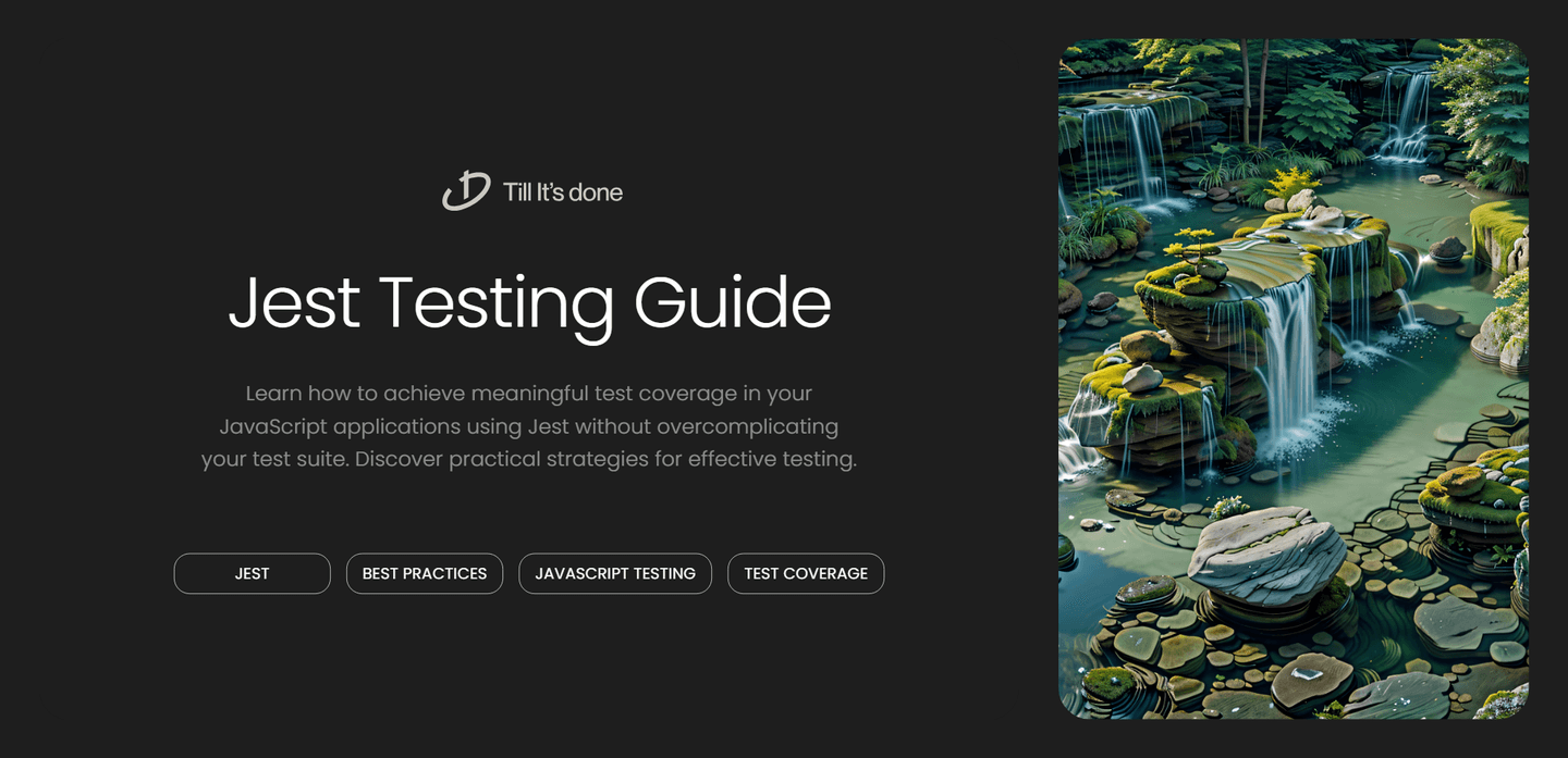Ensuring High Test Coverage with Jest