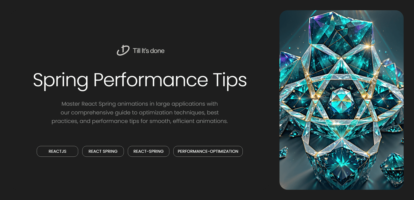 React Spring Performance Tips for Large Apps