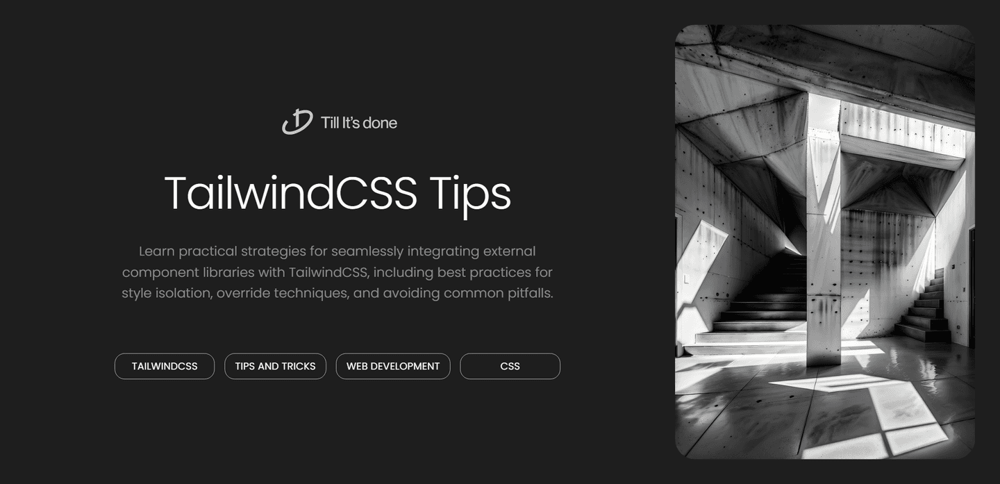 Tips for Combining TailwindCSS Libraries